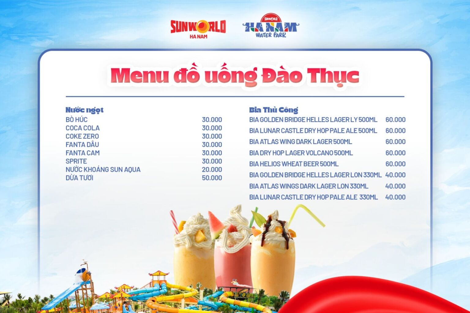 Sun World Hà Nam | Công Viên Nước Hà Nam | Sun Group
