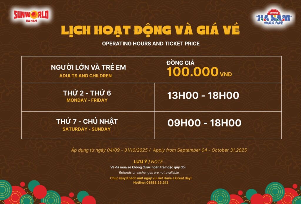 Sun World Hà Nam | Công Viên Nước Hà Nam | Sun Group